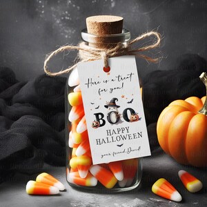 Halloween Gift Tag Mockup, Candy Corn Mockup, Halloween Treat Bag ...