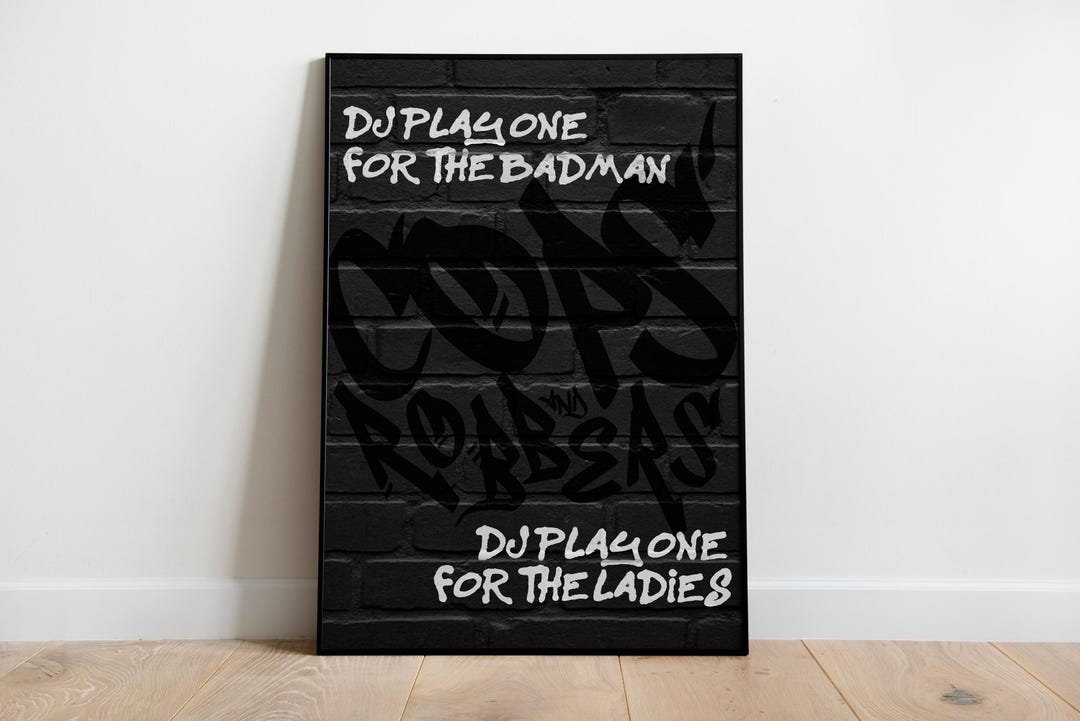 Cops and Robbers Sammy Virji Skepta | Music Print | Garage Print ...