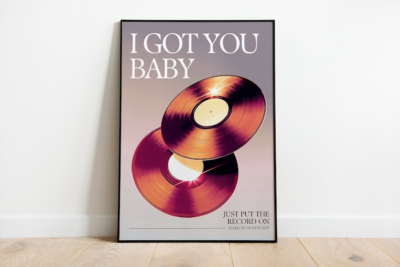 Marlon Hoffstadt I Got You | Music Print | Techno Print | House Music ...