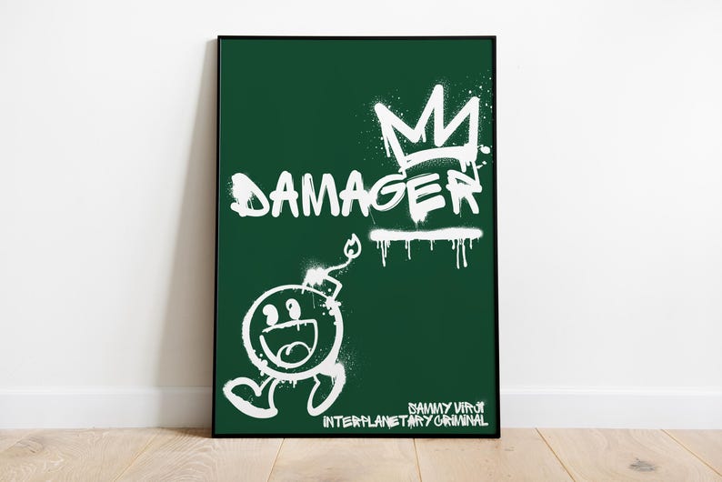 Damager Sammy Virji Interplanetary Criminal | Music Print | Garage ...