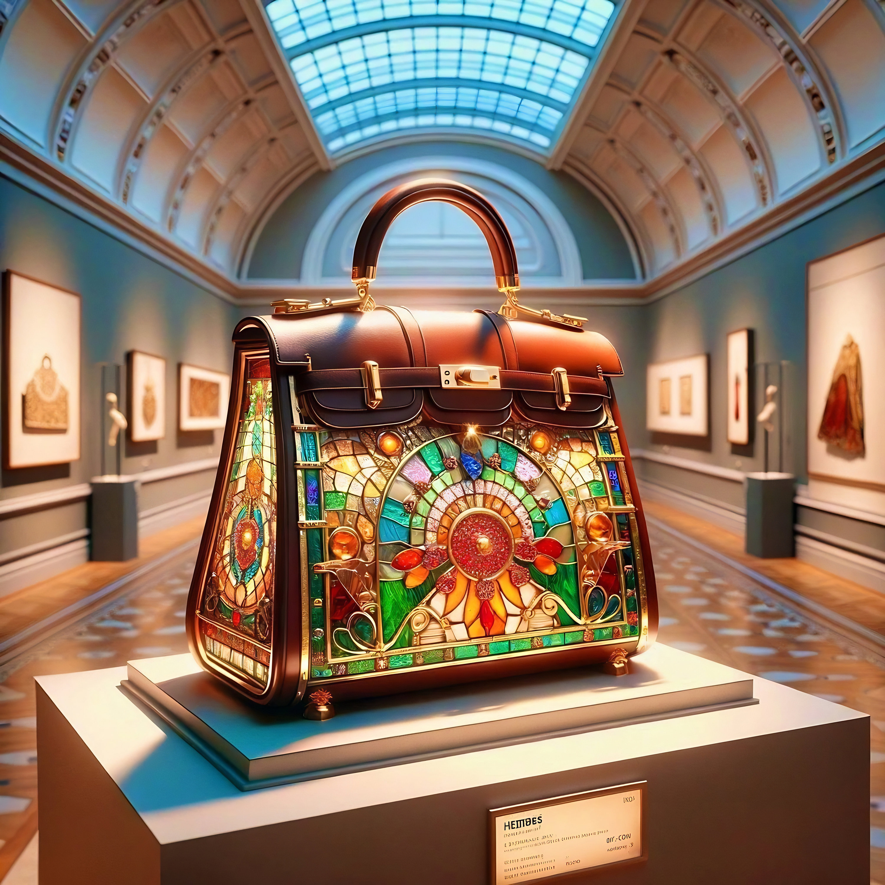 LIMITED EDITION Stained Glass Designer Handbag Collection: Iridescence ...