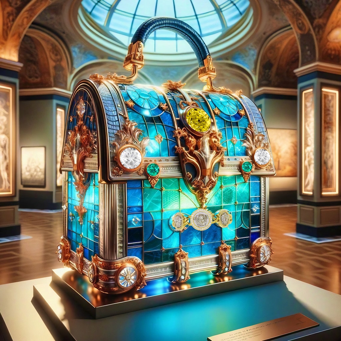 Celestial Treasure: - Museum Quality Designer Handbag Concept Art ...