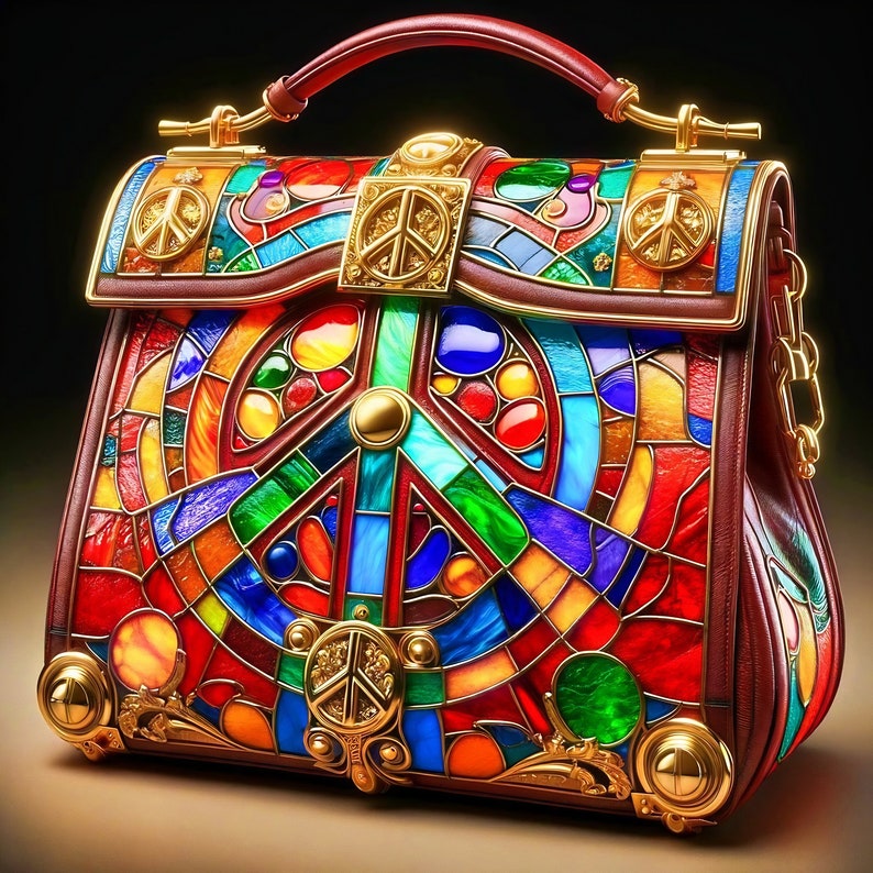 PEACE Symbol Designer Handbag 3 Piece Collection: Emissaries of Peace ...