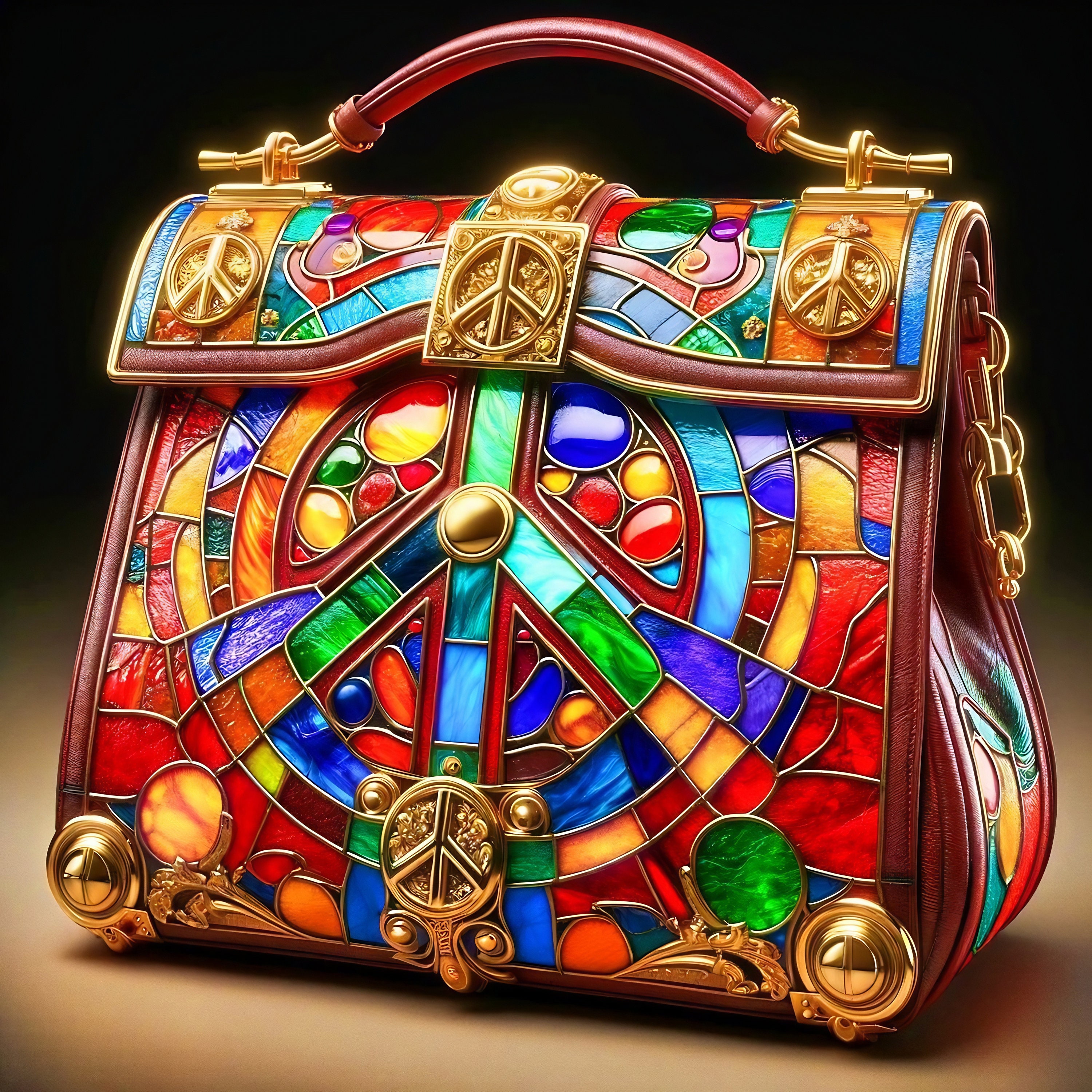 PEACE Symbol Designer Handbag 3 Piece Collection: Emissaries of Peace ...