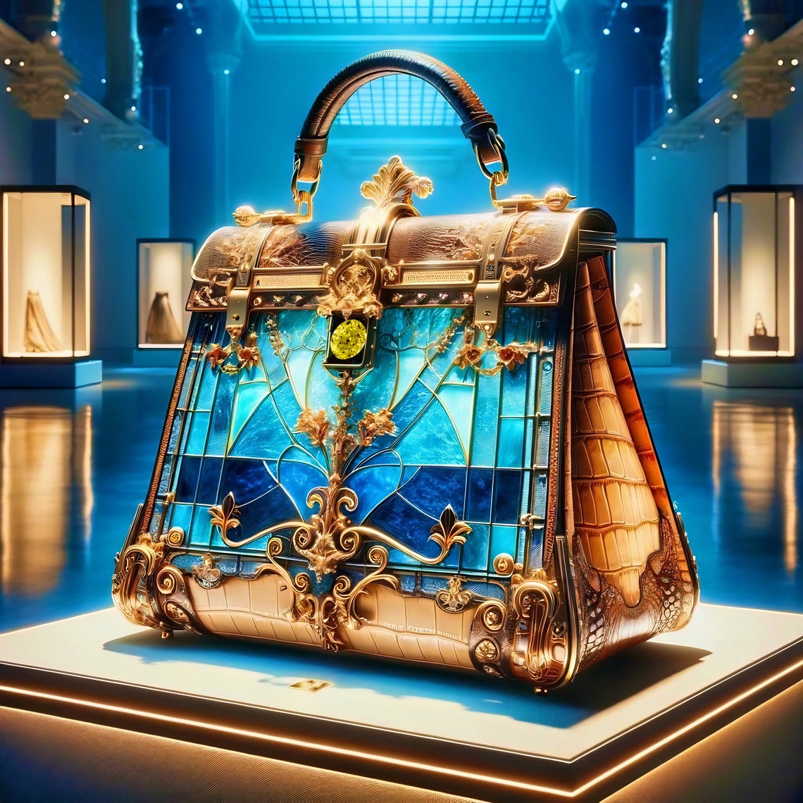 Celestial Treasure: - Museum Quality Designer Handbag Concept Art ...