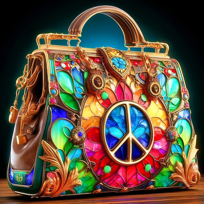 PEACE Symbol Designer Handbag 3 Piece Collection: Emissaries of Peace ...