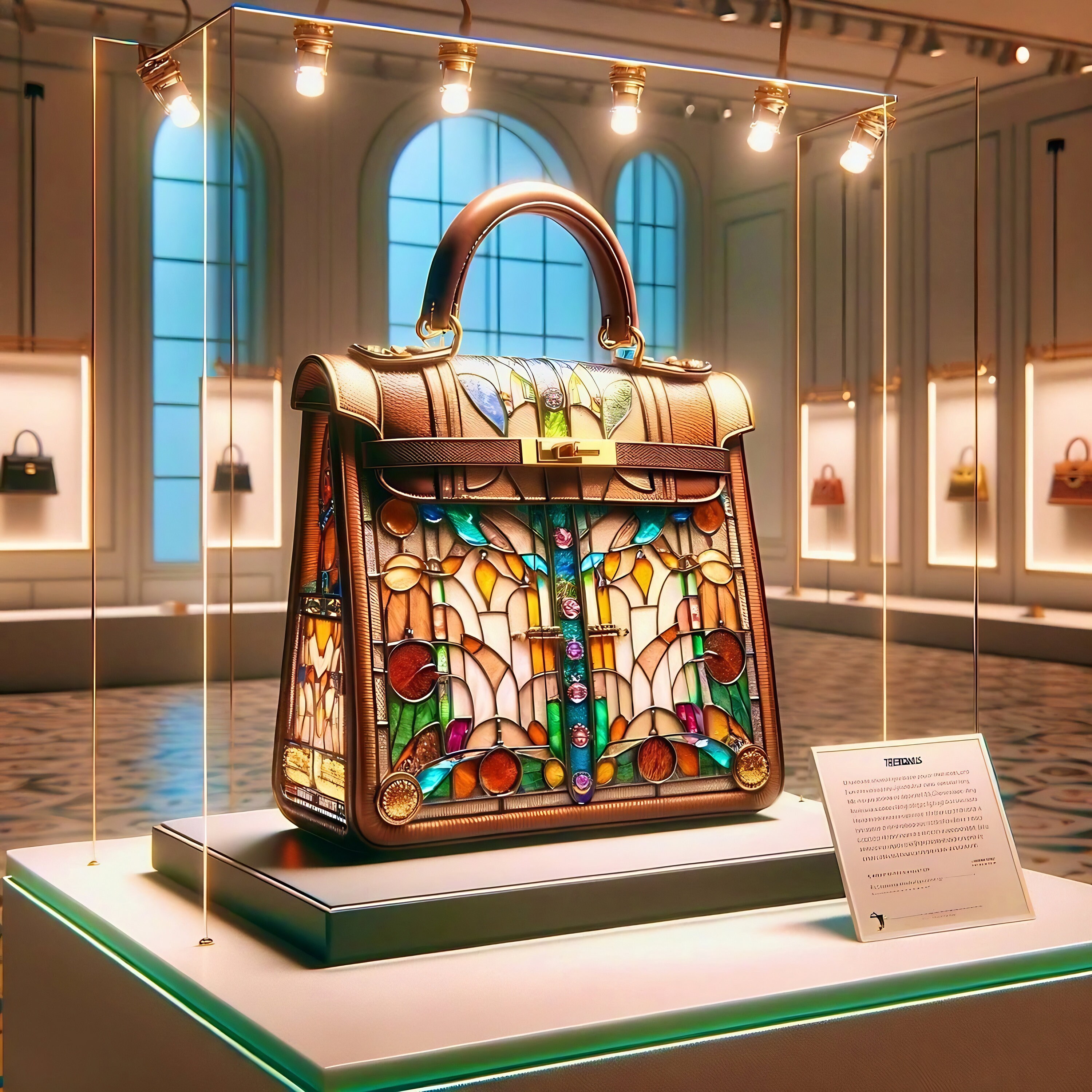 LIMITED EDITION Stained Glass Designer Handbag Collection: Iridescence ...