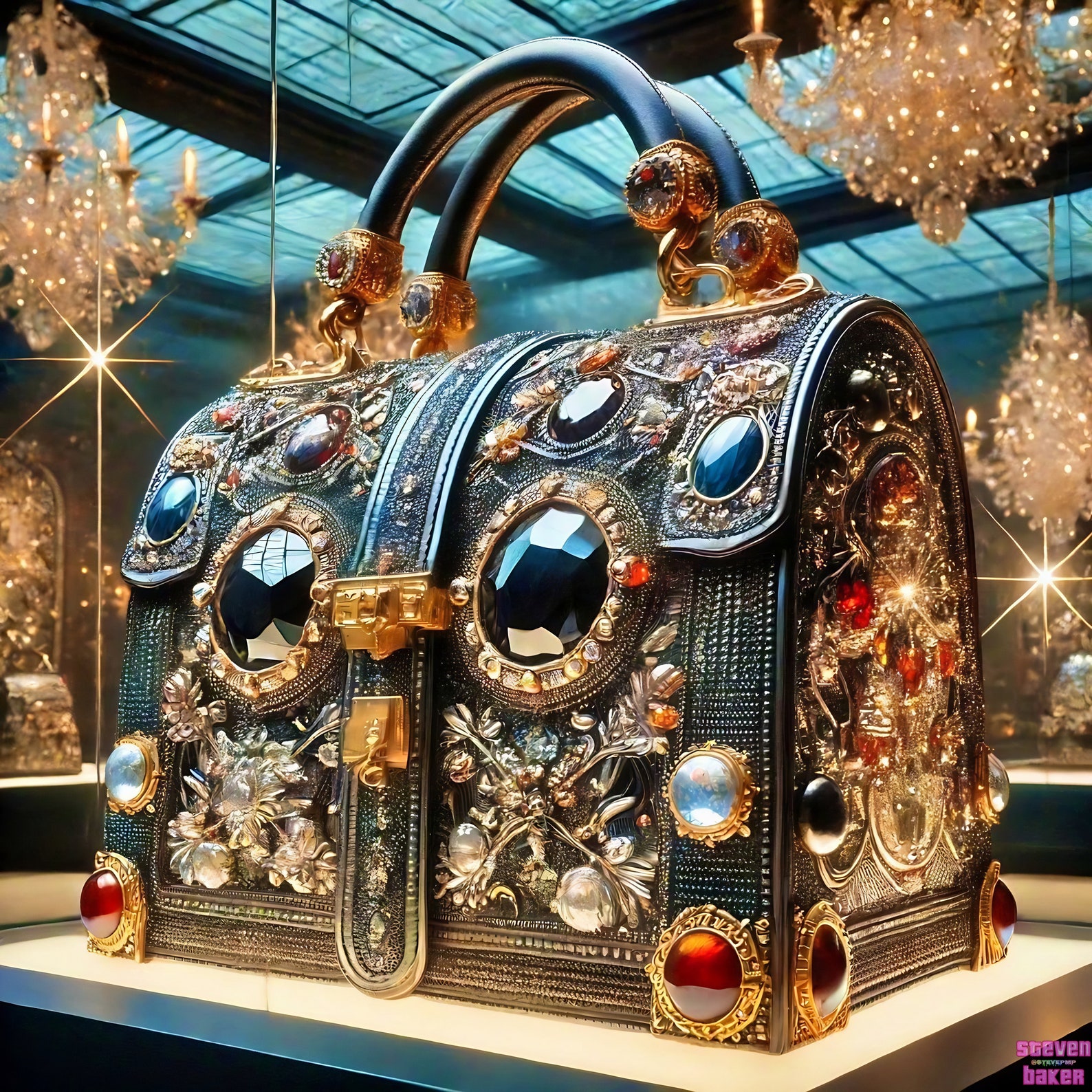 The Black Collection - an Opulent Masterpiece Series: Stained Glass ...