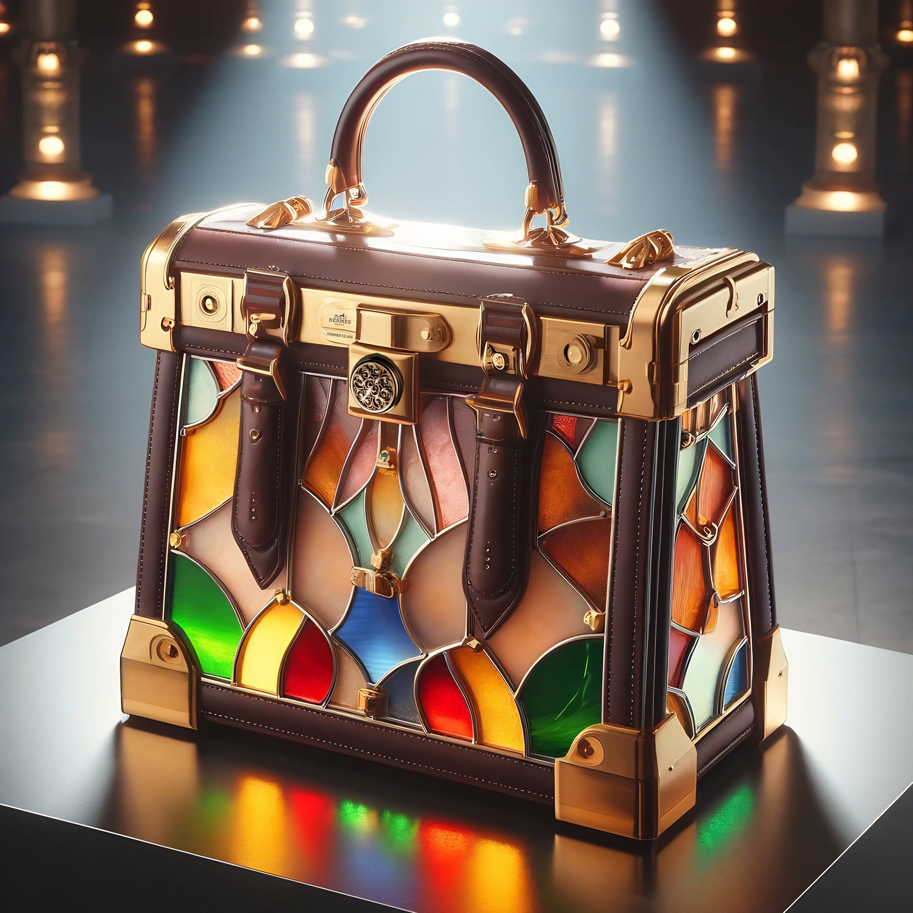 LIMITED EDITION Stained Glass Designer Handbag Collection: Iridescence ...