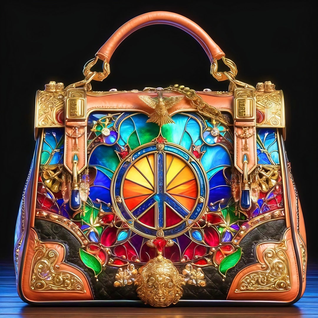 PEACE Symbol Designer Handbag 3 Piece Collection: Emissaries of Peace ...