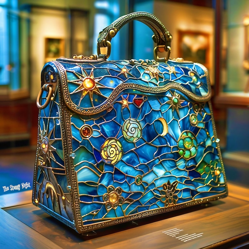 Starry Starry Night Handbag: Celestial Masterpieces Concept Digital Art ...