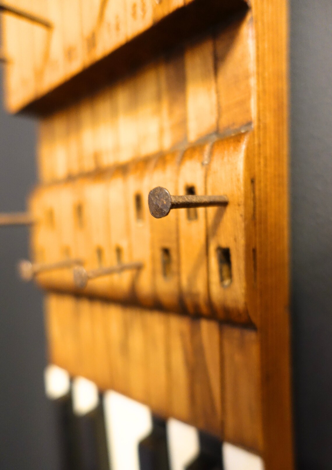 Rustic Vintage Key Holder: Handcrafted From Recycled Piano Keys Eco ...