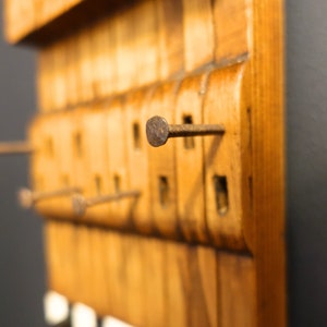 Rustic Vintage Key Holder: Handcrafted From Recycled Piano Keys Eco ...
