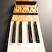 Rustic Vintage Key Holder: Handcrafted From Recycled Piano Keys Eco ...