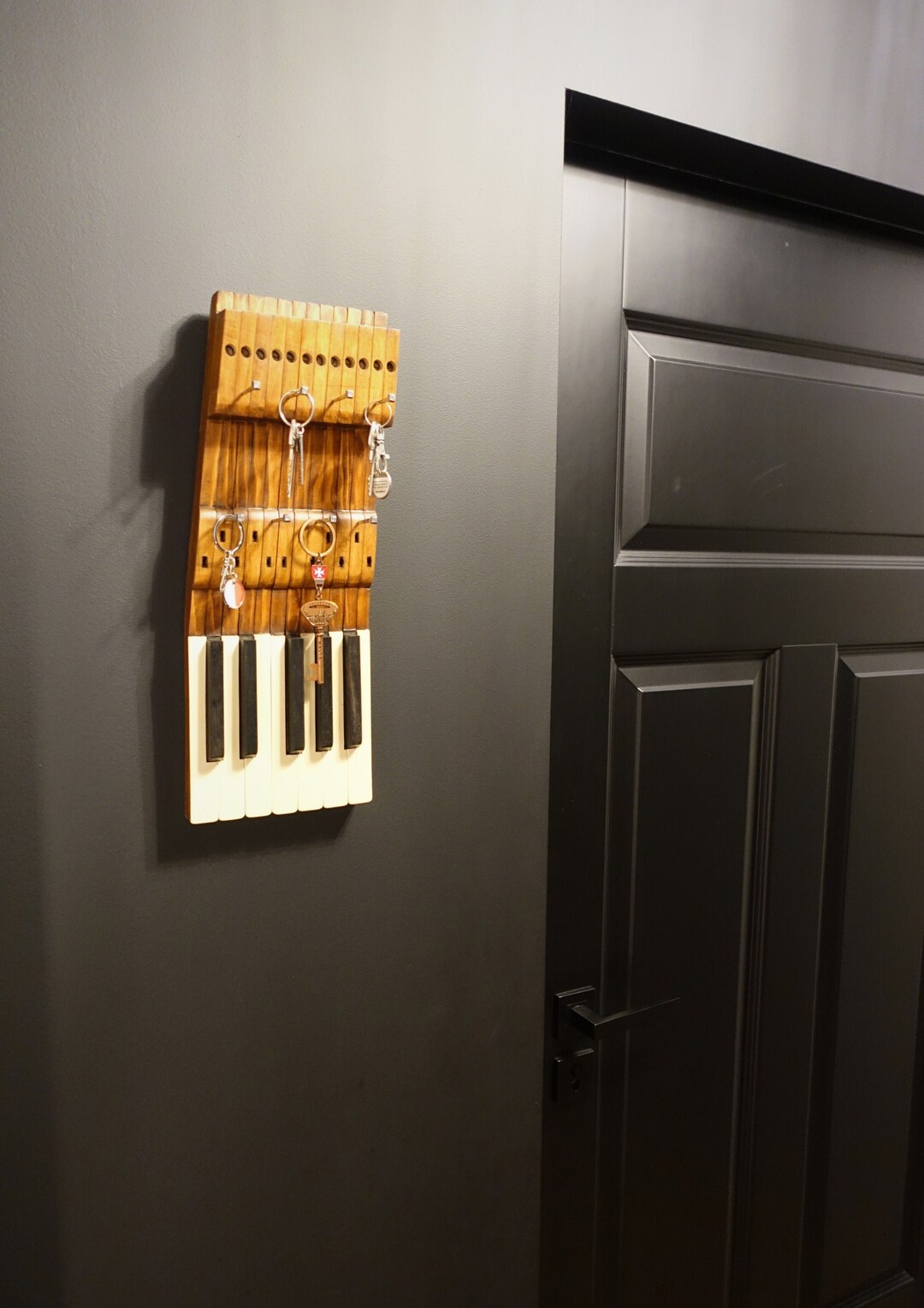 Handmade Recycled Piano Key Holder Eco-friendly Music-inspired ...
