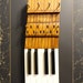 Rustic Vintage Key Holder: Handcrafted From Recycled Piano Keys Eco ...