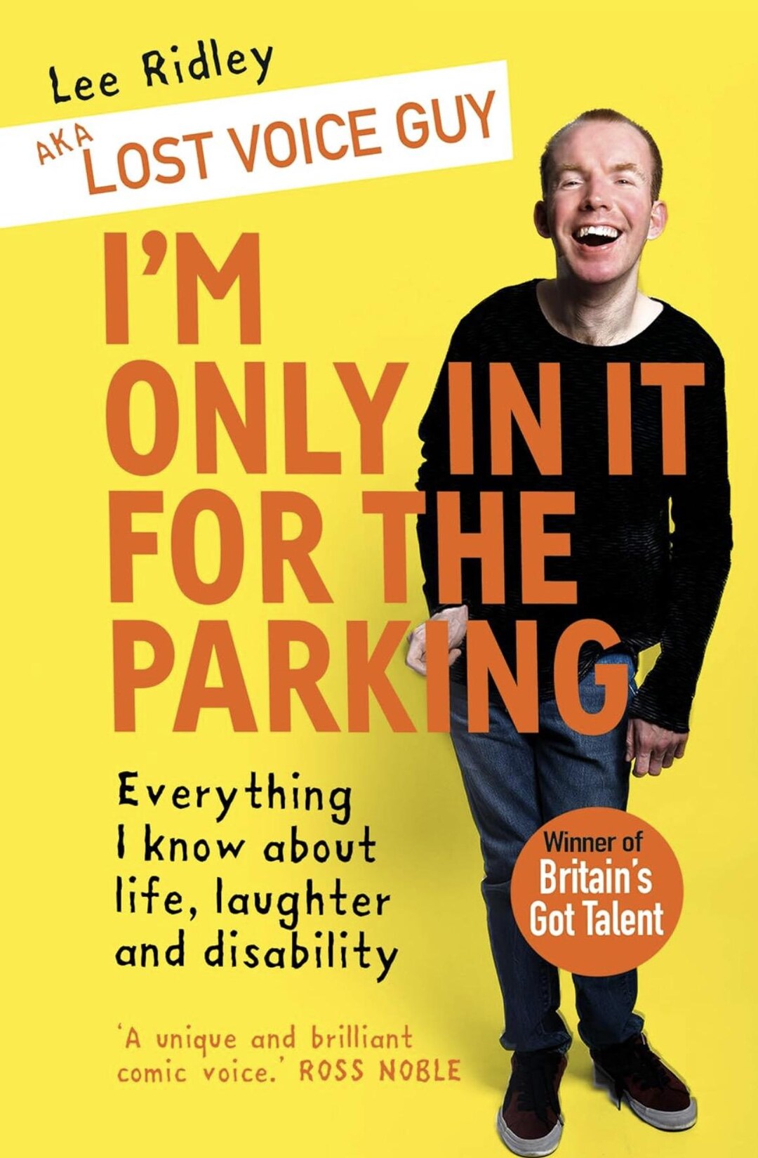 Signed Comedy Book – "i'm Only in It for the Parking" by Lost Voice Guy ...