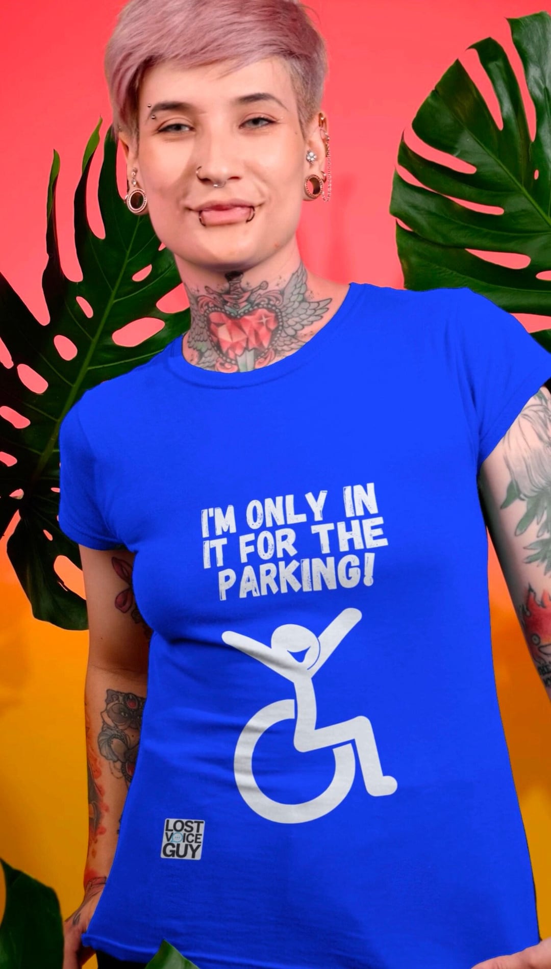 Funny Disability Tee - Sarcastic Disabled T-shirt - Disability ...