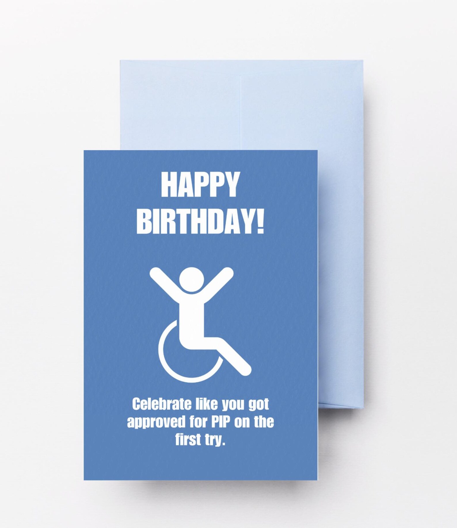 Funny Wheelchair Birthday Card – PIP Approved Joke - Etsy
