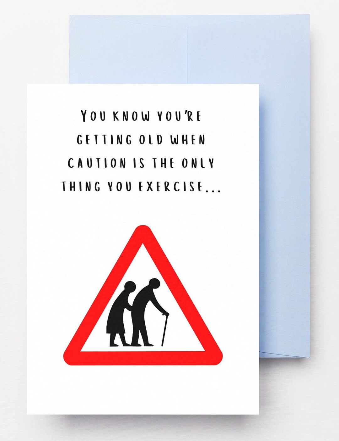 Funny Cheeky Old Age Birthday Card for Him or Her - Etsy Australia