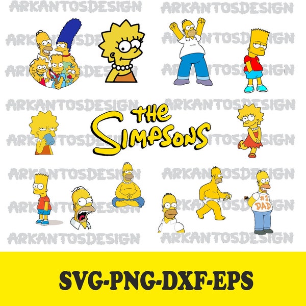 Bart Simpsons Svg - Etsy