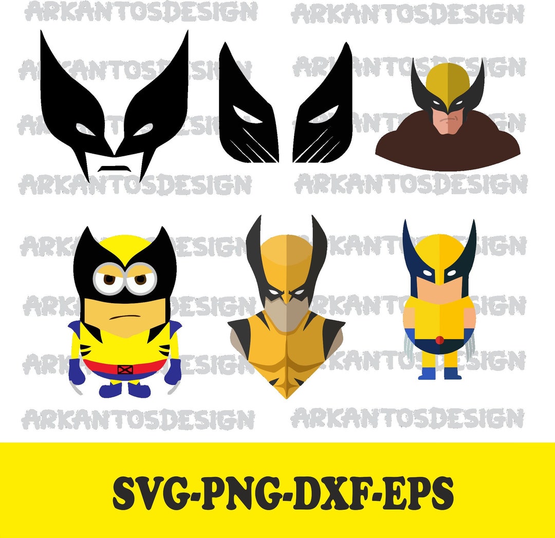 Wolverine Svg Bundle / Wolverine Clipart / Super Hero Svg / Instant ...