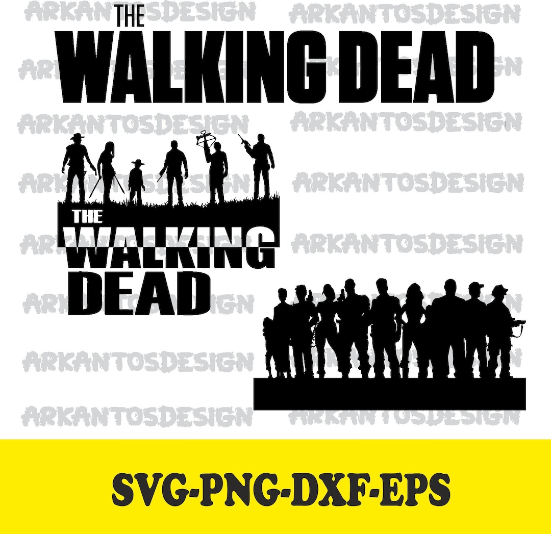 Walking Dead Svg / Digital Download / High-quality / Svg, Png, Dxf, Eps ...