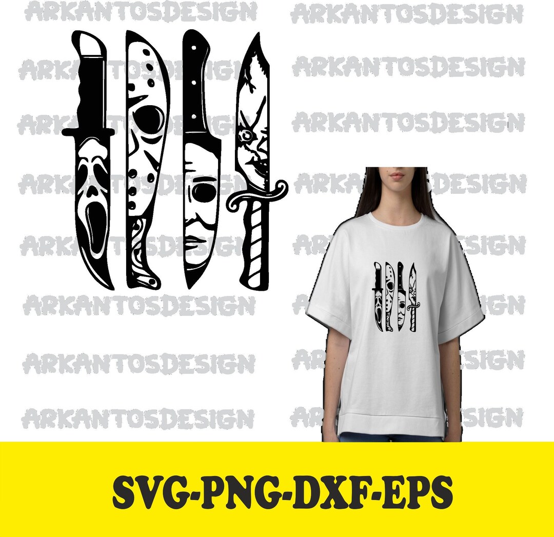 Horror Movie Knife Svg / Horror Knife Svg / Horror Movie Characters Svg ...