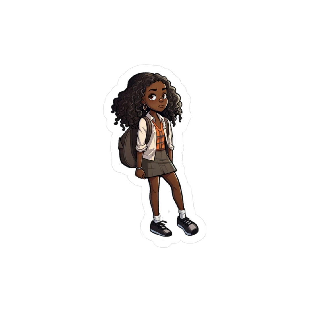 School Girl Sticker || Weatherproof Sticker || Feminist Sticker || Girl ...