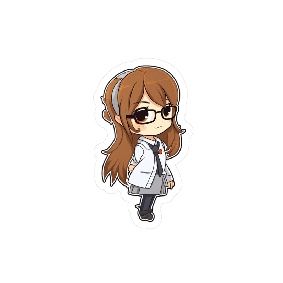 Chibi School Girl Sticker || Weatherproof Sticker || Girl Power ...