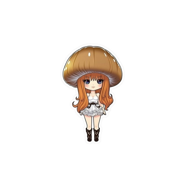 Chibi Mushroom Girl - Etsy