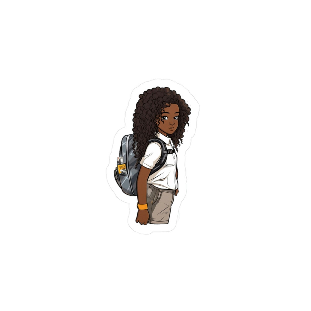 School Girl Sticker || Weatherproof Sticker || Feminist Sticker || Girl ...
