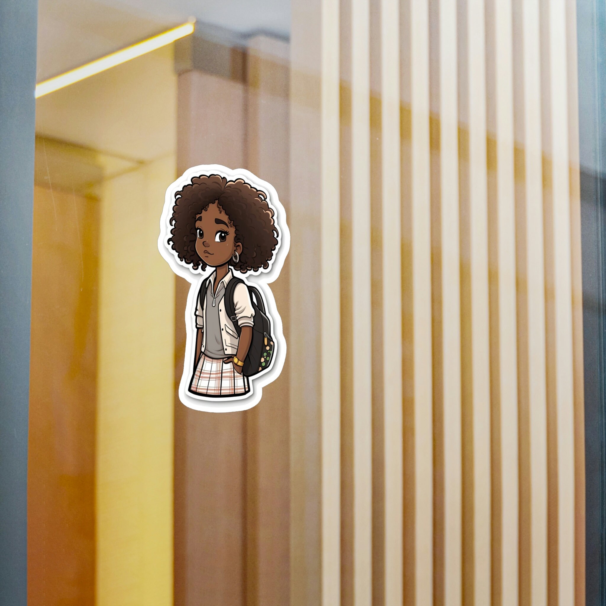 School Girl Sticker Weatherproof Sticker Feminist Sticker Girl Power ...