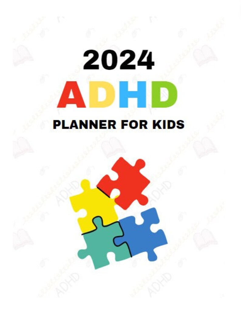 2024 ADHD Planner for Kids - Etsy