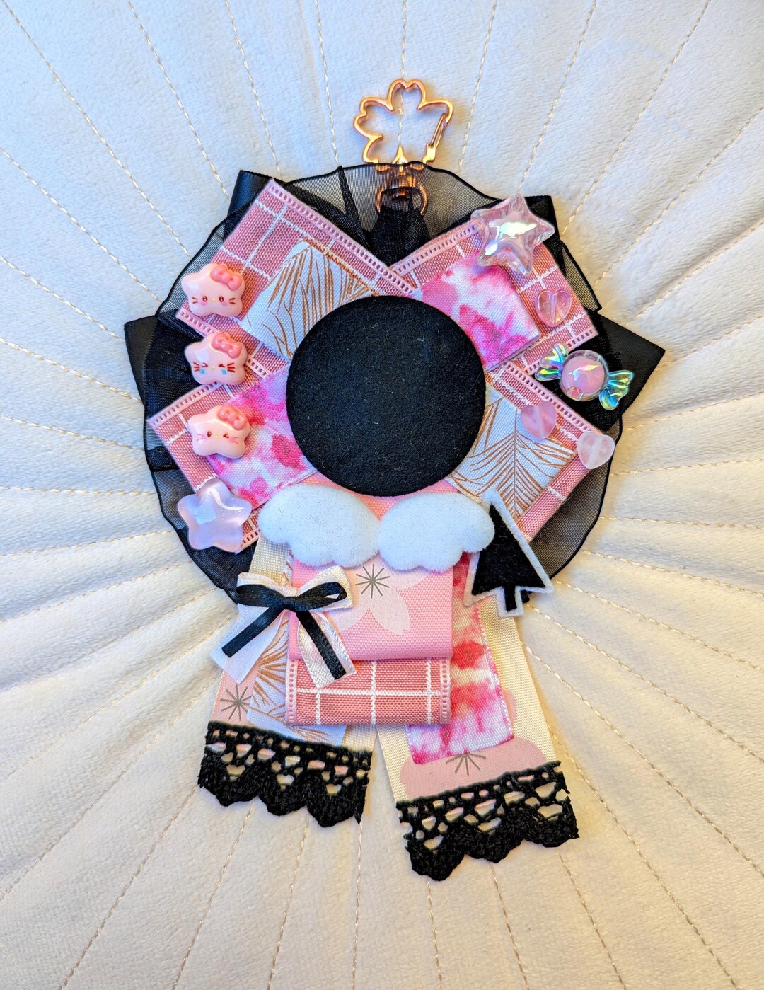 Webcore Rosette Badge Holder for Ita Bag, Pin Collector Bag Decoration ...