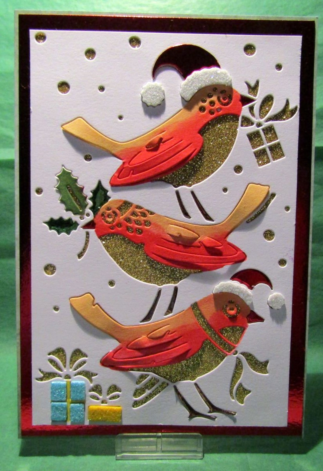 Greeting Card Red Robin Format C6 With Envelope - Etsy