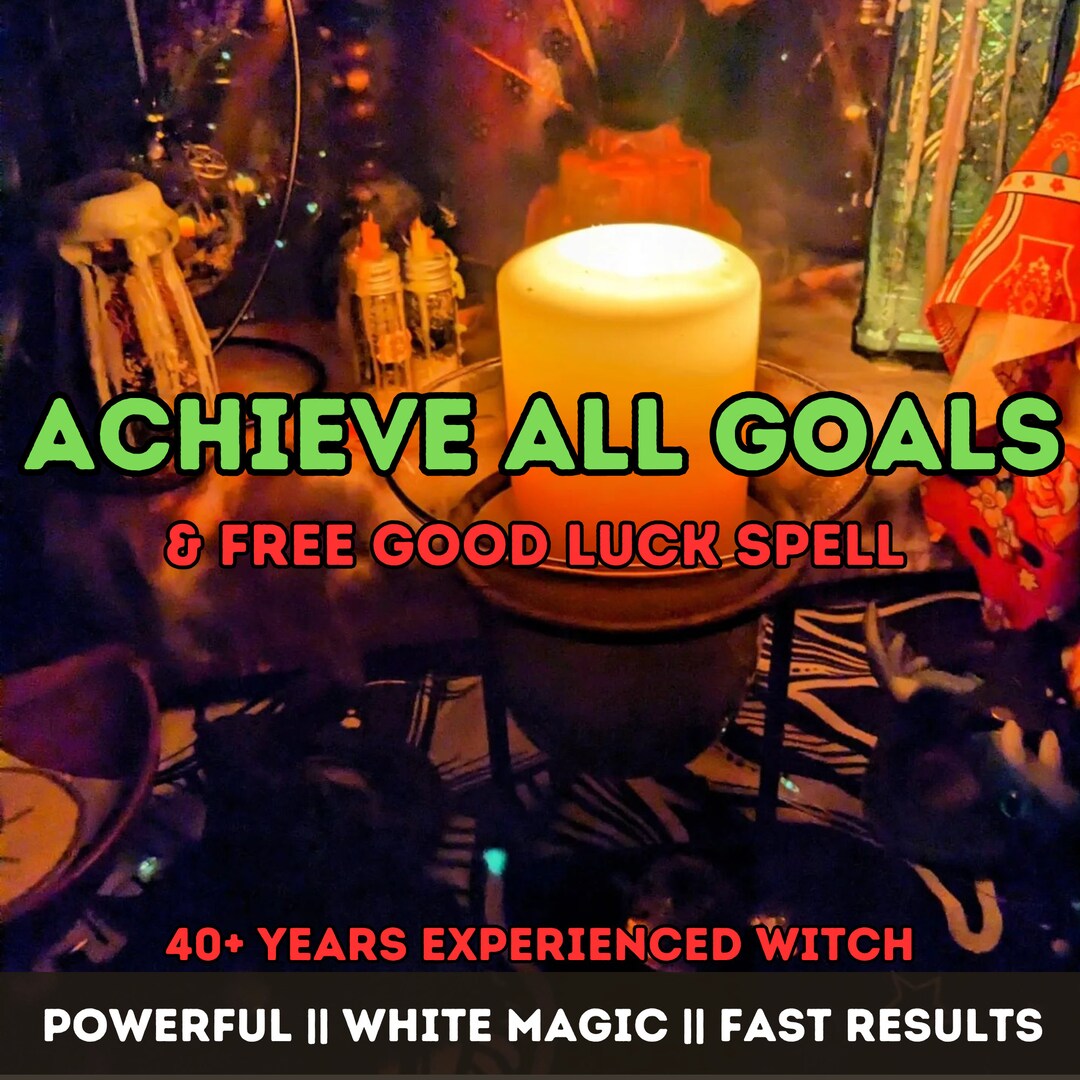 Achieve All Goals Spell: White Magic Success Ritual (photo Proof) - Etsy