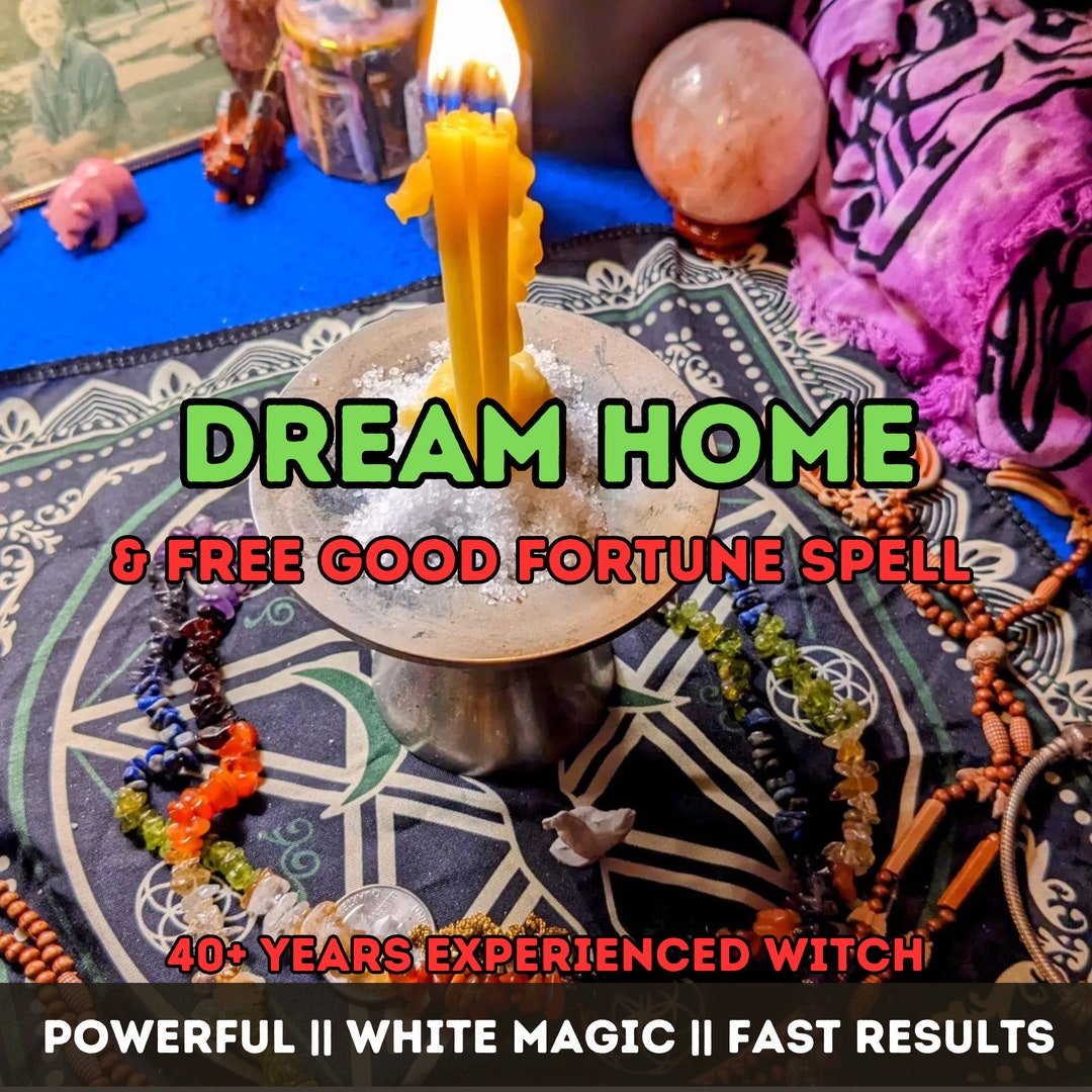 Dream Home Spell, Manifest A Luxury Home, Get A New Home Spell, White ...