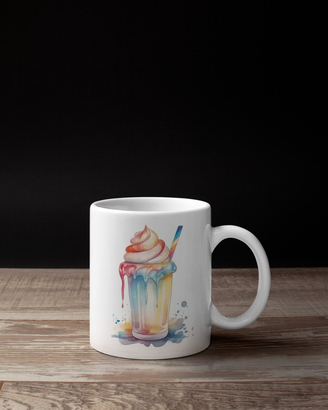 Milkshake Clipart Watercolor Milkshake Clipart Bundle Dessert - Etsy