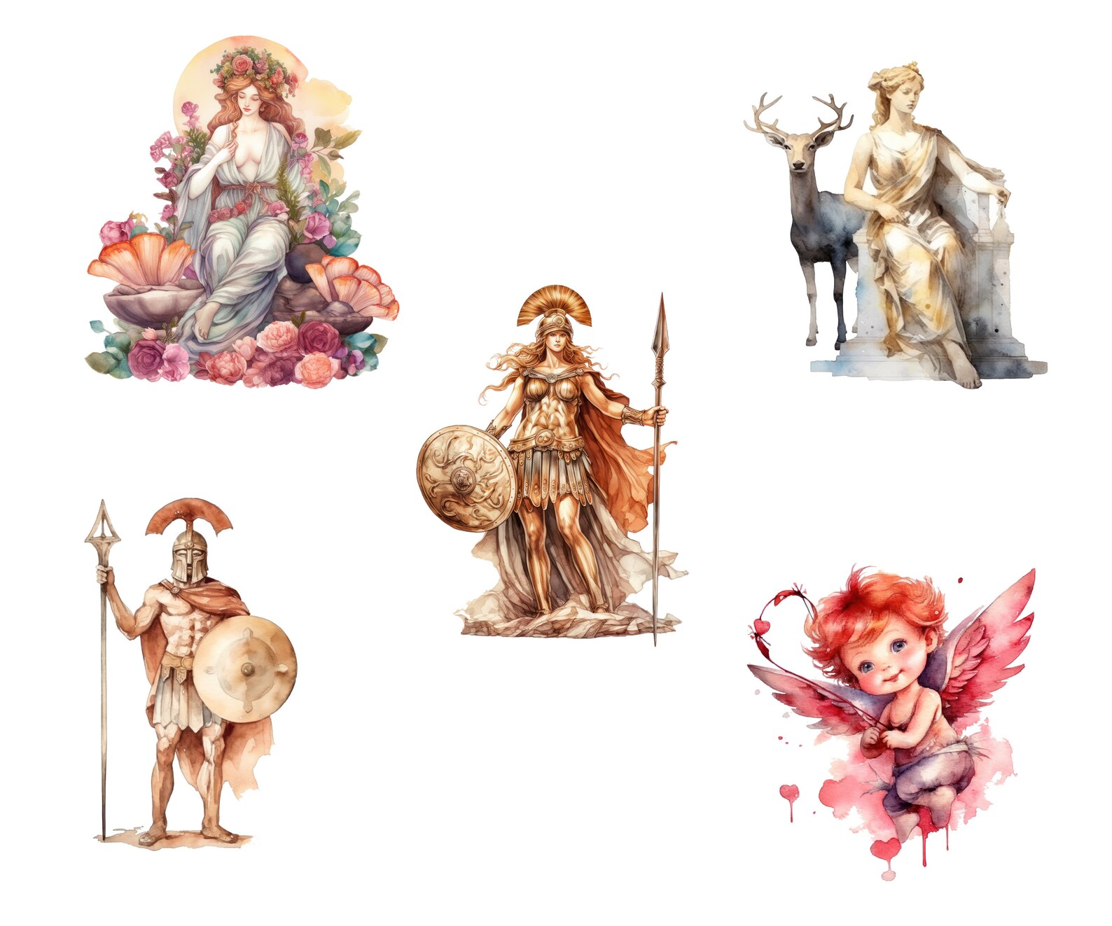 Greek Mythology Fantasy Clipart, PNG Transparent, Junk Journal, Collage ...