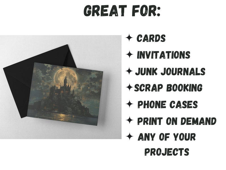 20 Castle Digital Paper, Magical Castles, Castle Junk Journal, Fantasy ...