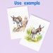 Donkey Clipart, Farm Donkey Png, Cute Donkey Clipart, Watercolor ...