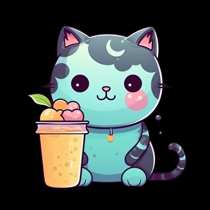 Cute Bubble Tea Clipart, Kawaii Bubble Tea Png, Cute Kawaii Boba Tea ...