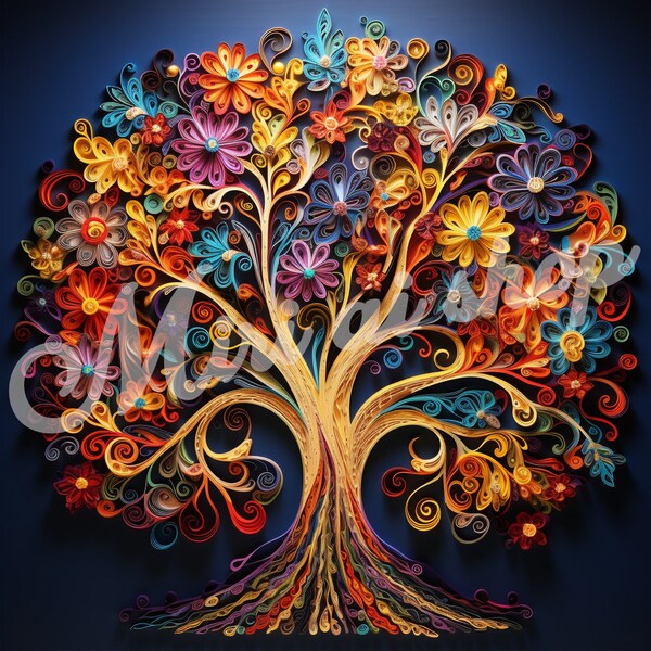 Quilling Tree - Etsy
