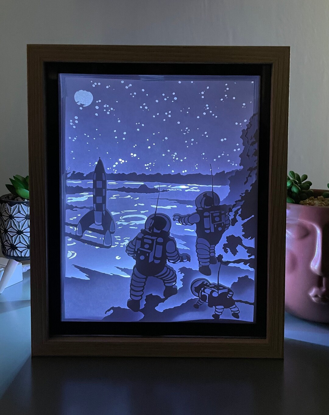 Digital File to Create a Light Frame Lightbox in SVG PNG - Etsy