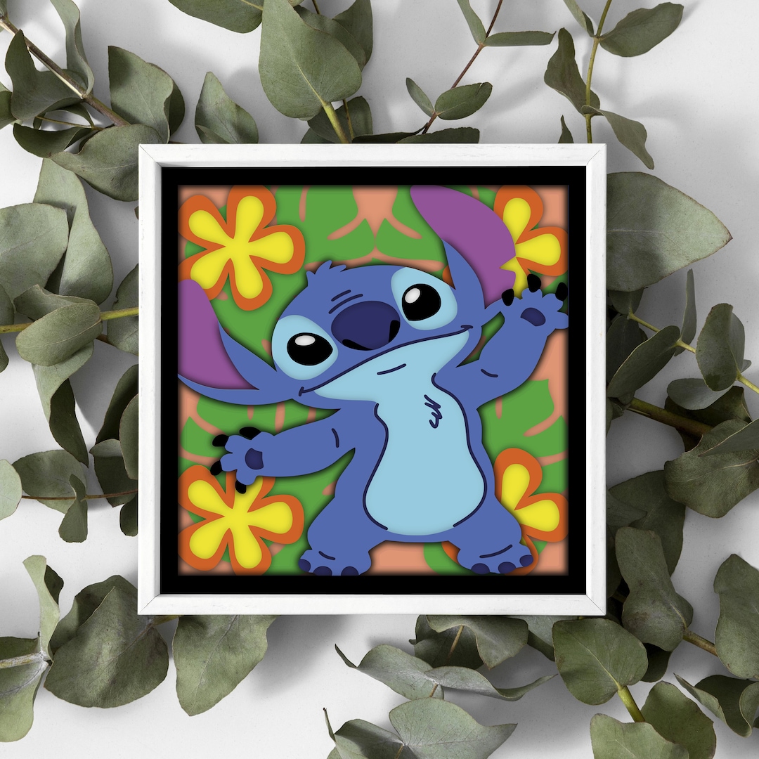 Shadow Box Stitch Multilayer 3D Digital File SVG PNG PDF, Svg Stitch ...