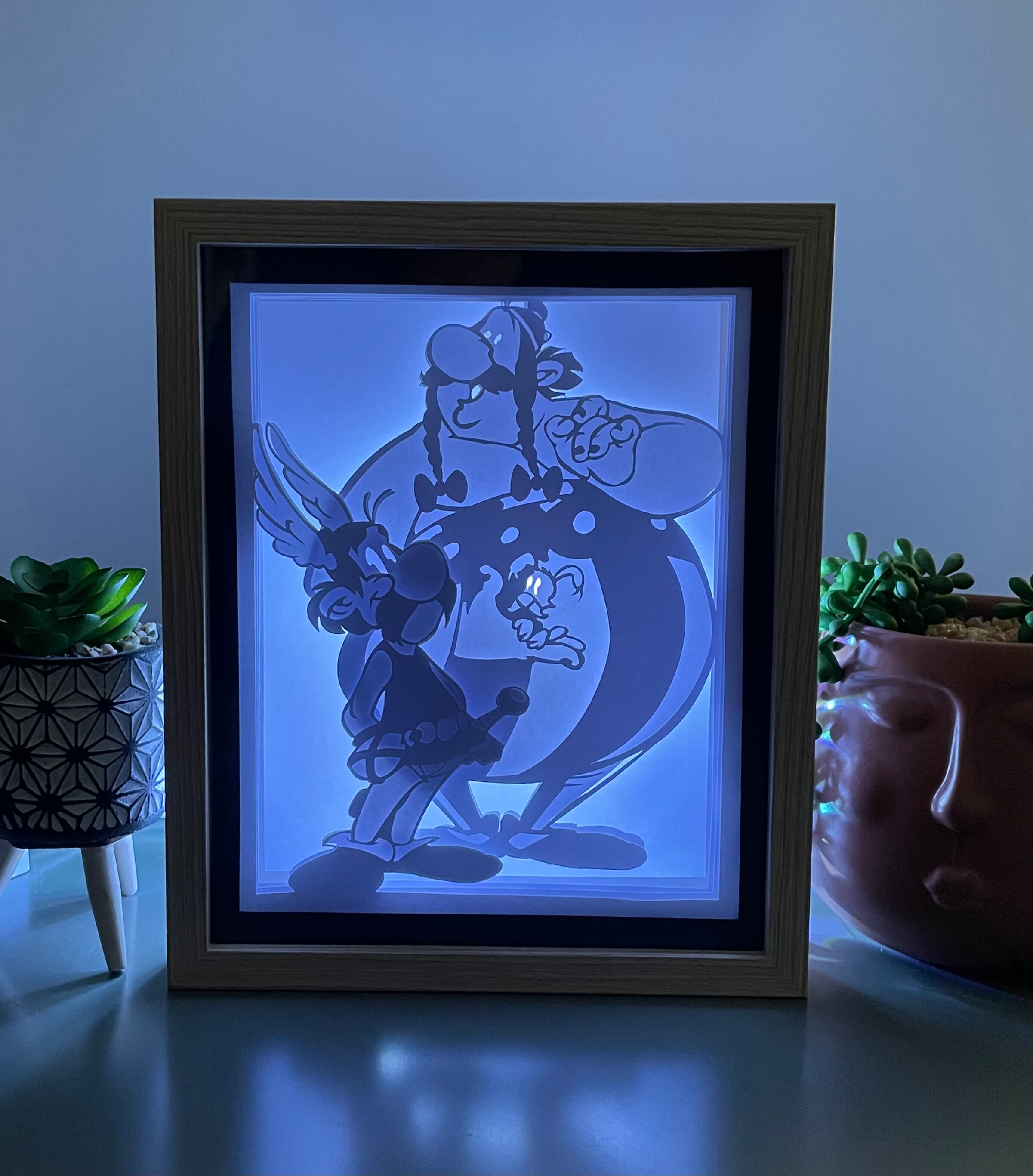 Lightbox Digital File SVG PDF PNG to Create an Asterix and Obelix ...