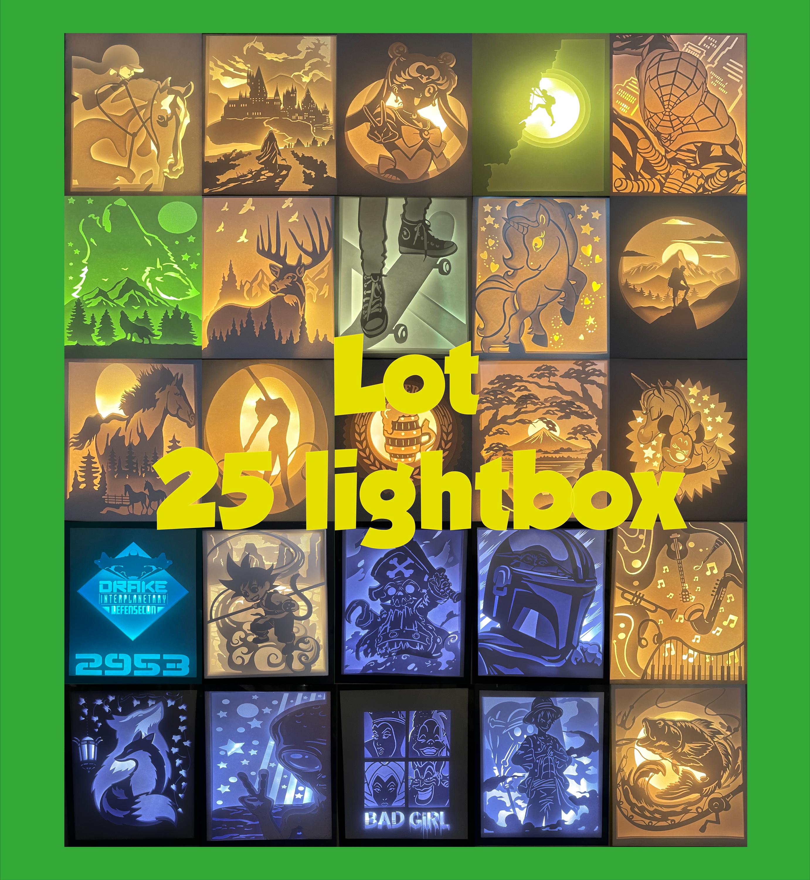 Lot 25 Lightbox SVG, Lightbox Manga, Lightbox Sport, Lightbox Nature ...