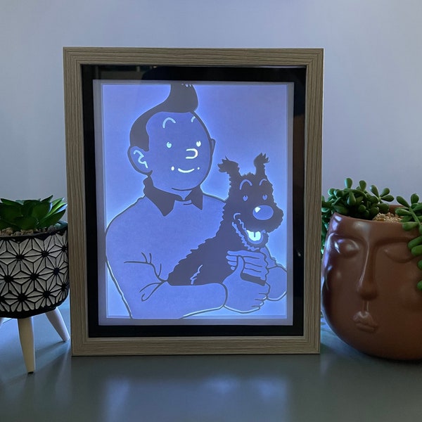 Tintin and Snowy - Etsy