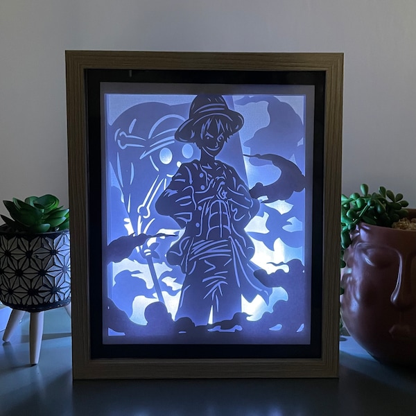 One Piece Paper Cut Light Box - Etsy